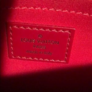 Louis Vuitton | Bags | Lipstick Red Lv | Poshmark